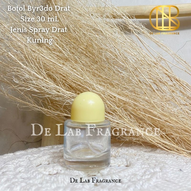 Jual botol parfum byr3do 30 ml kuning drat/ botol parfum bulat 30 ml ...