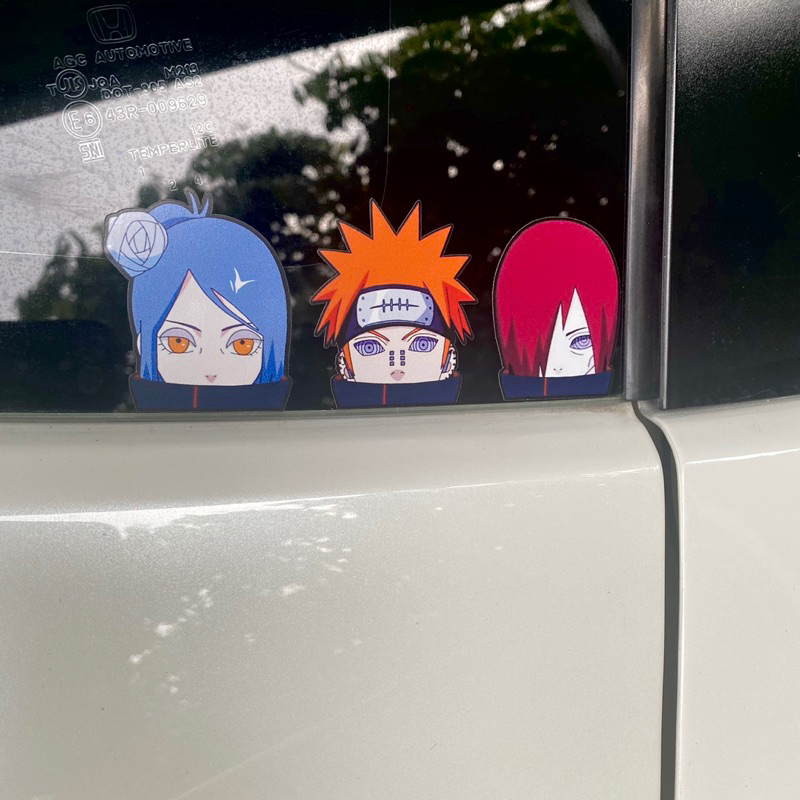 Jual 3pcs sticker princut member akatsuki konan yahiko atau pain nagato ...