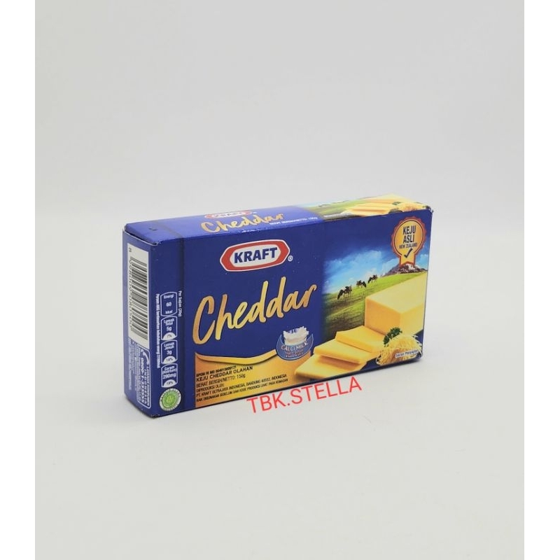 Jual KEJU CHEDDAR KRAFT 150 GR / CHEESE | Shopee Indonesia