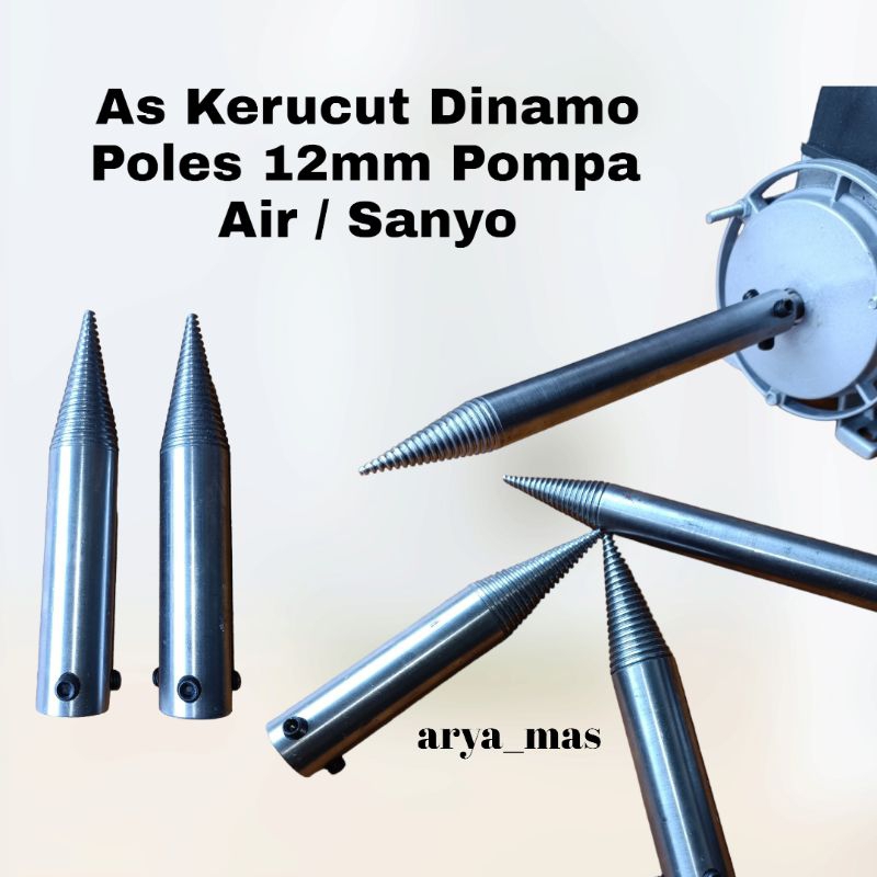 Jual AS BESI POLES KRUCUT DINAMO POLES AS 14mm | Shopee Indonesia