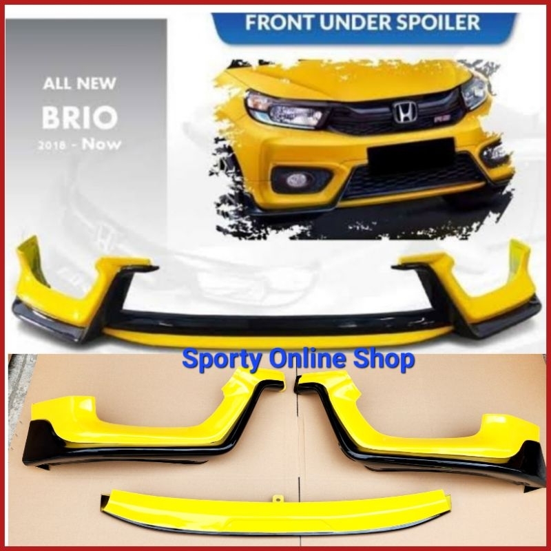 Jual Body Kit Front Under Spoiler Brio 2018up Model Urbanite | Shopee ...