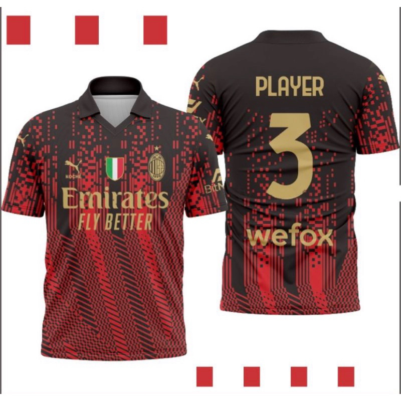 Jual JERSEY AC MILAN x KOCHE 2023 Fourth Kit Full Printing | Shopee ...