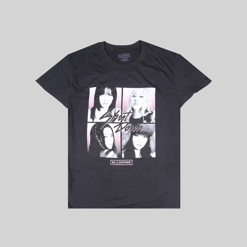 Jual TS BLACKPINK - SHUT DOWN PHOTO GRID ( ROCK MERCH ) | Shopee Indonesia