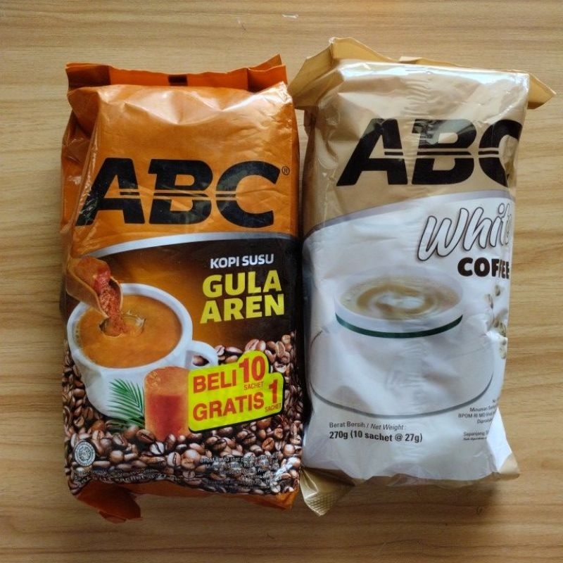 Jual Kopi ABC Qahwa Kopi susu kurma gula aren white coffee 11 sachet 10 ...