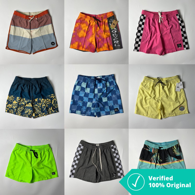 Jual BOARDSHORT QUICKSILVER SIZE S ORIGINAL 100% Volley ( CELANA RENANG /celana surfing pendek ...