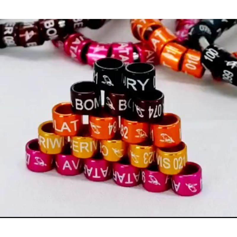 Jual Ring Laser Premium Lovebird Ring Kaki Burung Lovebird | Shopee ...