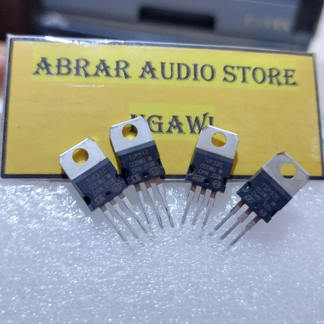 Jual Transistor Tip 31 Tip31c Tip 32 Tip32c St Chn Mar Hanaya Shopee Indonesia