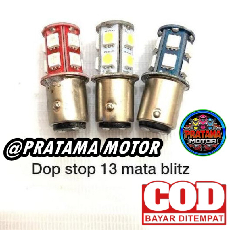 Jual Lampu Stop Belakang 13 Led 13 Mata Kedip Flash Strobo Universal Pnp Semua Motor | Shopee ...