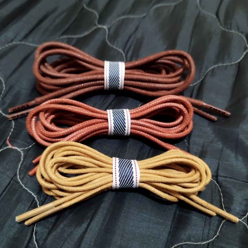 Jual tali sepatu lapis lilin / tali sepatu waxed / tali sepatu boots ...