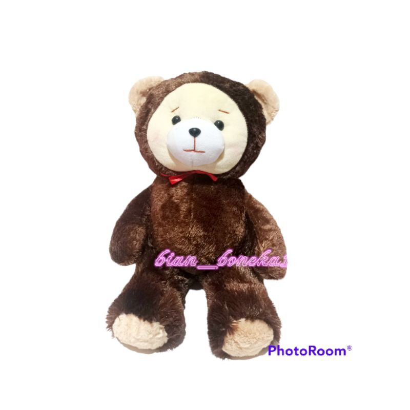 Jual Boneka teddy bear choco Ruby rainbow tinggi 50cm bahan bulu rasfur ...