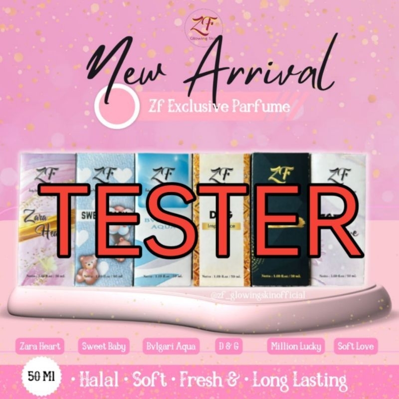 Jual TESTER ZF PARFUME EXCLUSIVE (2ML) | Shopee Indonesia