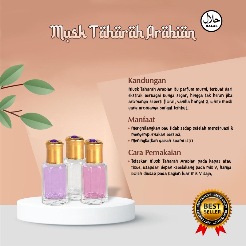 Jual MISK THAHARAH / PARFUM ARAB / MUSK TAHARAH / MISK AL TAHARA ...