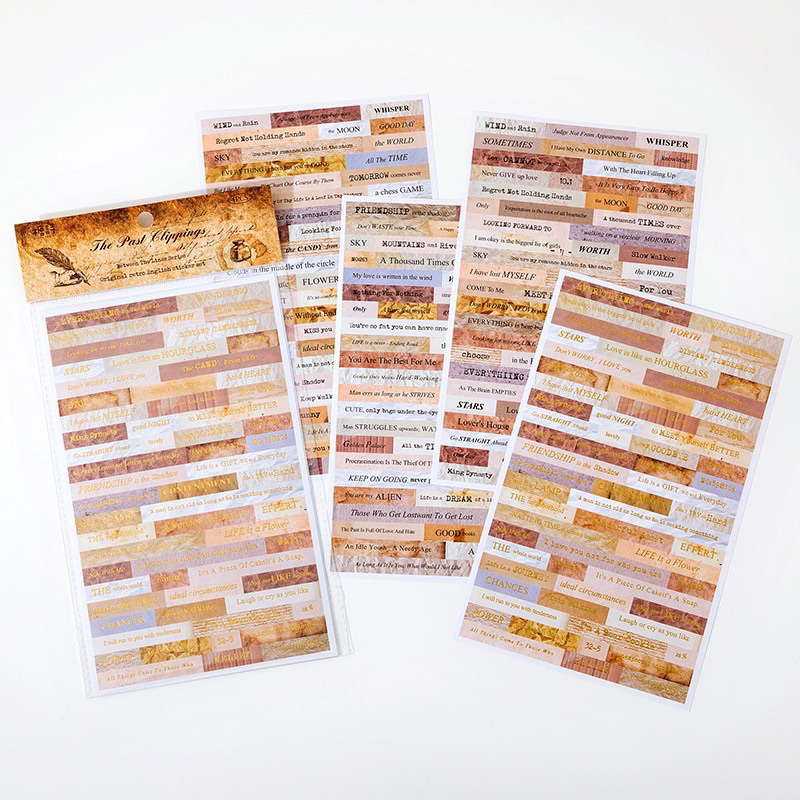 Jual sticker quote / kata kata for scrapbook journal journaling bujo ...
