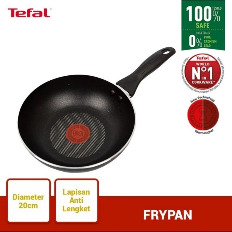 Jual Tefal Cook & Clean Frypan 20cm | Shopee Indonesia