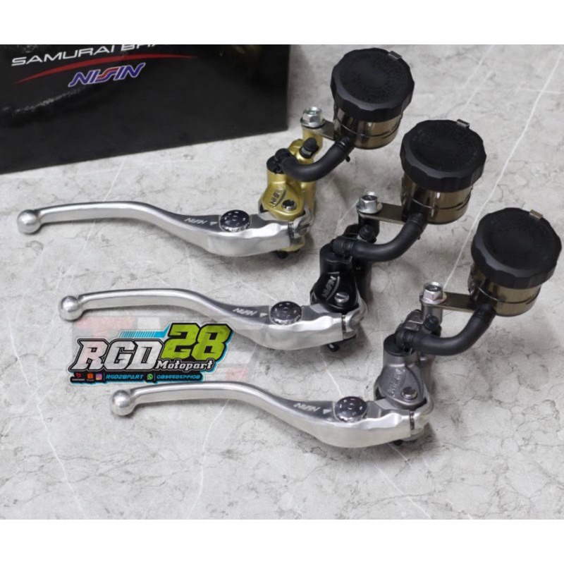 Jual master rem nissin samurai radial all warna universal all motor | Shopee Indonesia