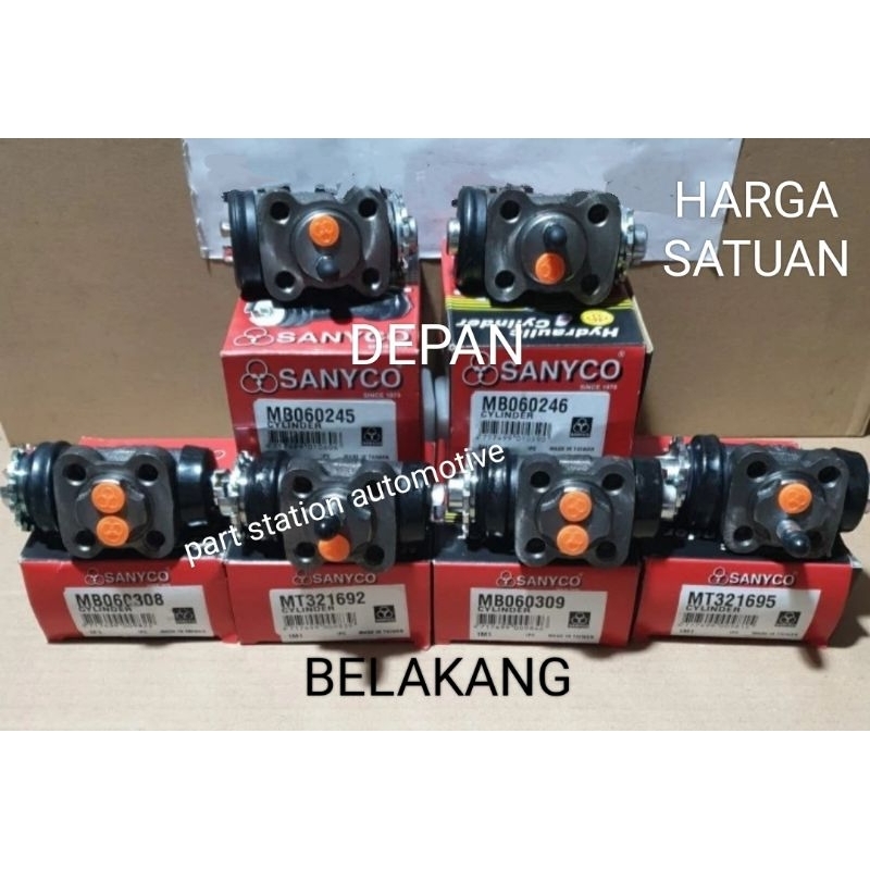 Jual MASTER REM RODA MITSUBISHI PS ENGKEL BAN DEPAN KIRI / KANAN SANYCO ...