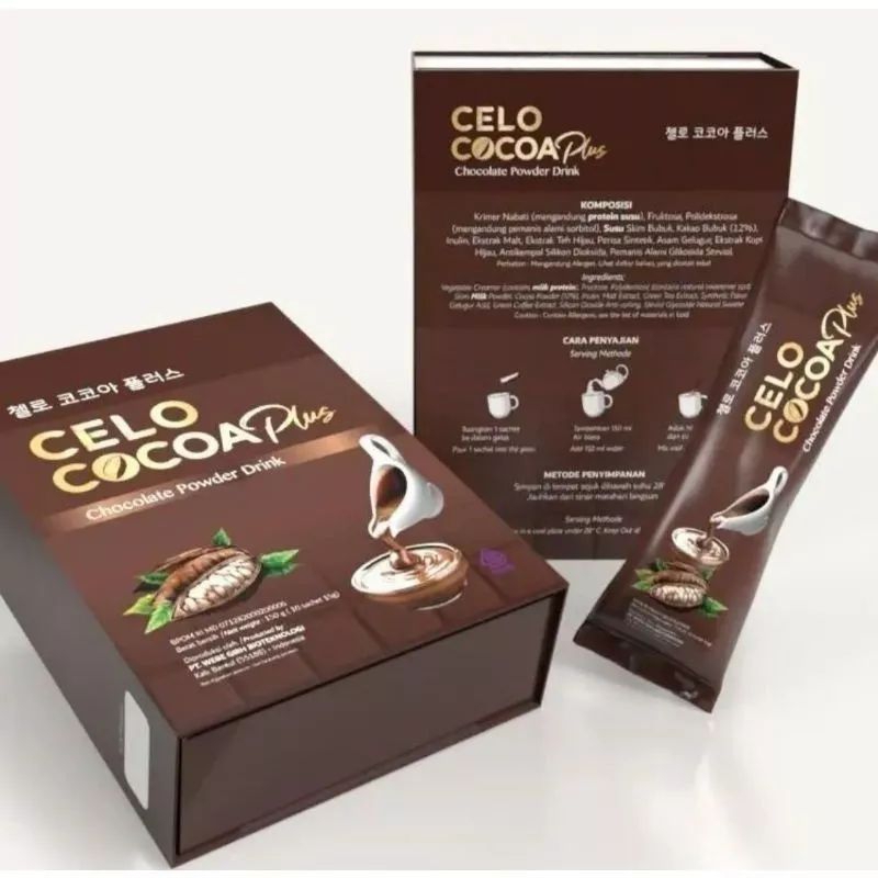 Jual CELO COCOA PLUS / CHOCOLATE POWDER DRINK / MINUMAN PELANGSING RASA ...