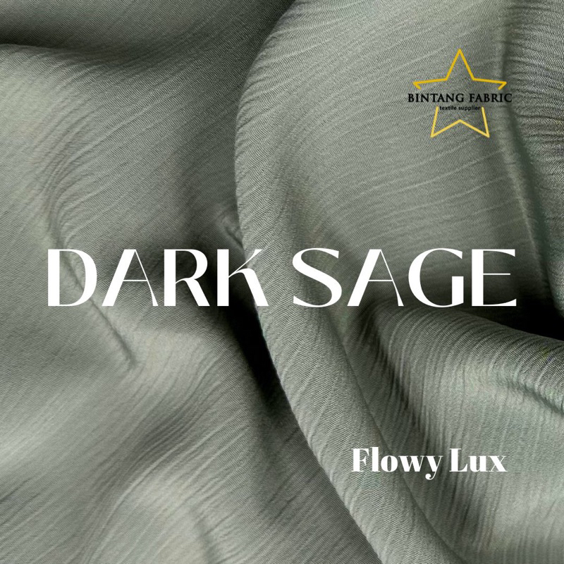 Jual Bahan Kain Flowy Lux Youryu Crinkle Airflow 0,5 meter | Shopee ...