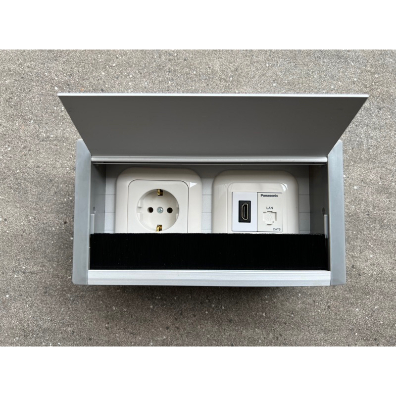 Jual GROMMET FLIP TOP BOX COVER PENUTUP TUTUP LUBANG KABEL STOP KONTAK ...