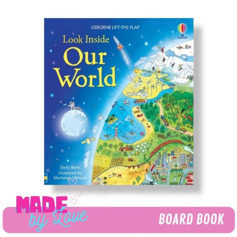Jual Buku Anak Usborne Look Inside Out World | Shopee Indonesia