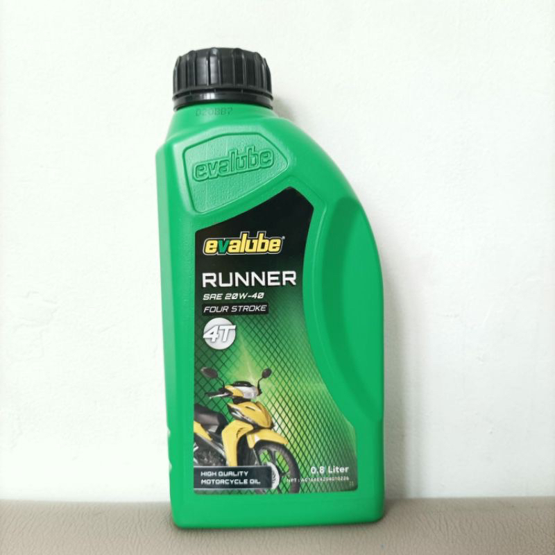 Jual OLI EVALUBE RUNNER 4T 20W40 800ML 0,8L | Shopee Indonesia