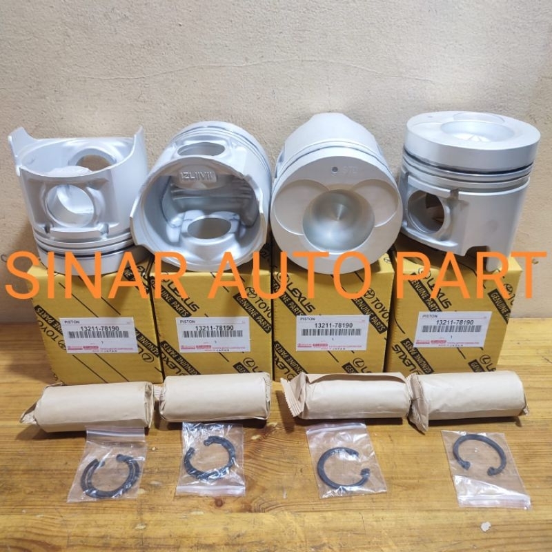 Jual (SAP) PISTON ASSY SET BAJA STD KOMPLIT HINO DUTRO HT130 13211.78190 | Shopee Indonesia