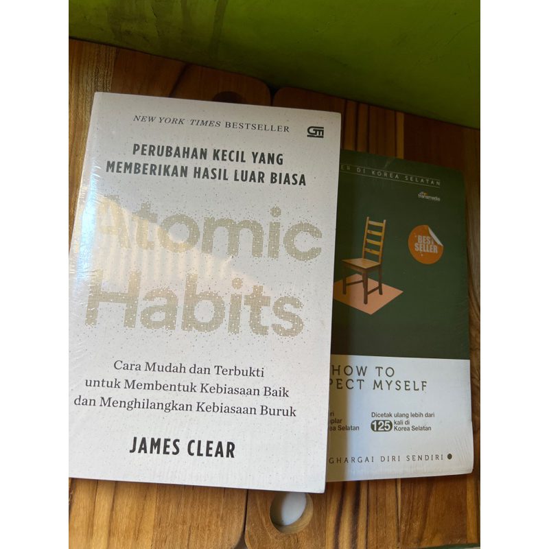 Jual Paket 2 Buku Atomic Habit How Respect Seni Menghargai Diri