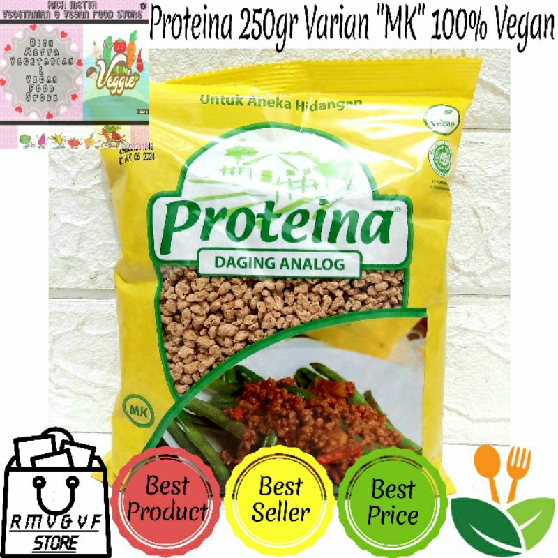 Jual Proteina MK 250 gram / Protein Nabati / Daging Nabati Cincang ...