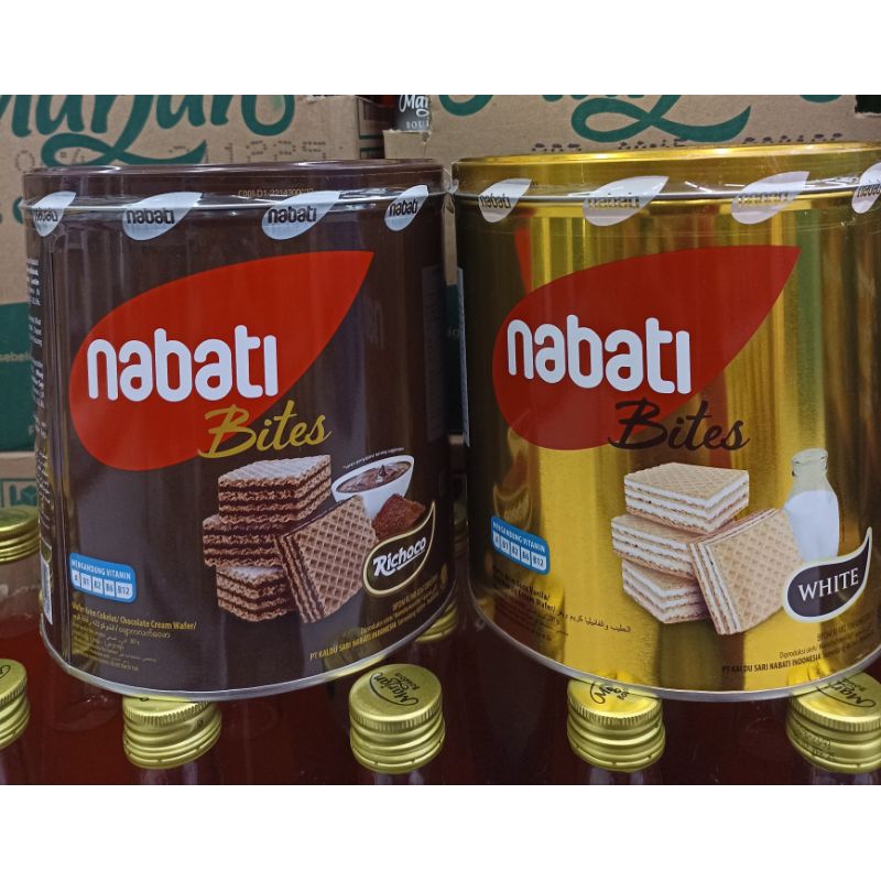 Jual Nabati kaleng 287gram/ Wafer nabati kaleng coklat/ Nabati bites ...