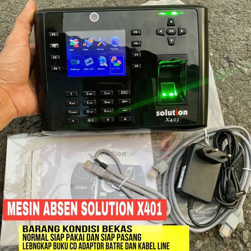 Jual Mesin Absen Solution X401 | Shopee Indonesia
