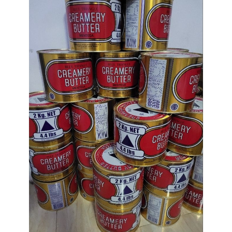 Jual creamery butter triangle segitiga 2kg | Shopee Indonesia