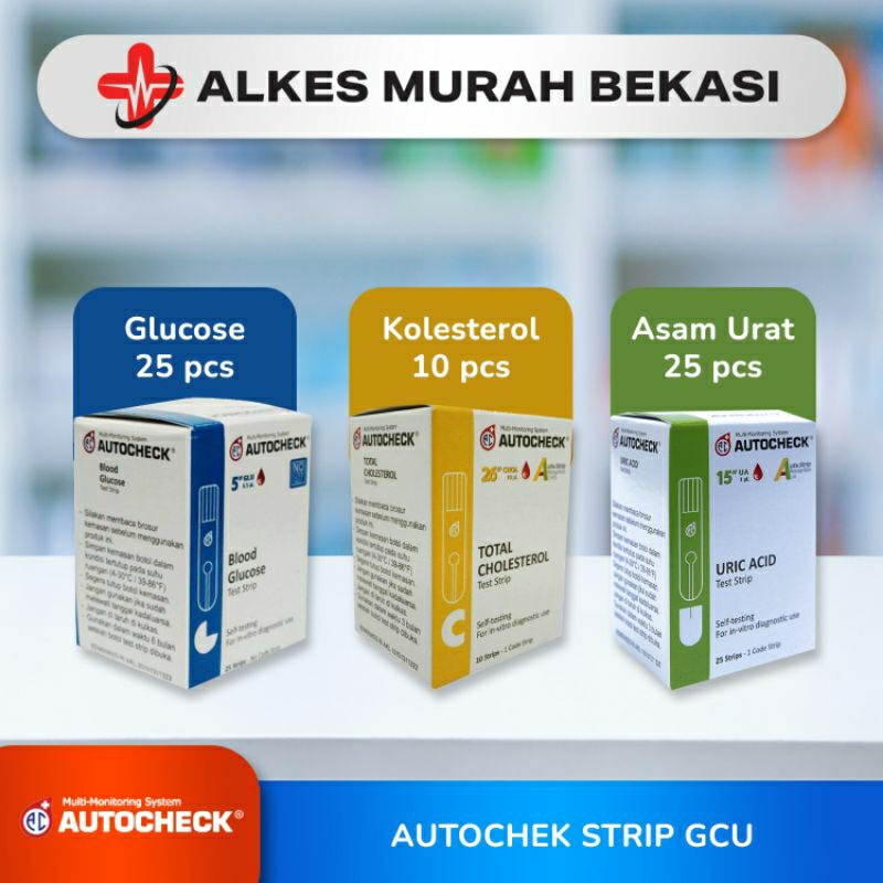 Jual Strip Autocheck / Autocheck Gula / Autocheck Cholesterol ...