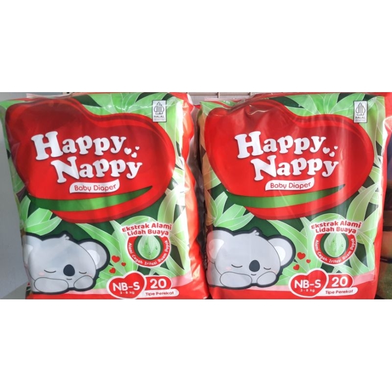 Jual Happy Nappy S20 tipe perekat / Happy Nappy Diaper NBS20 | Shopee ...