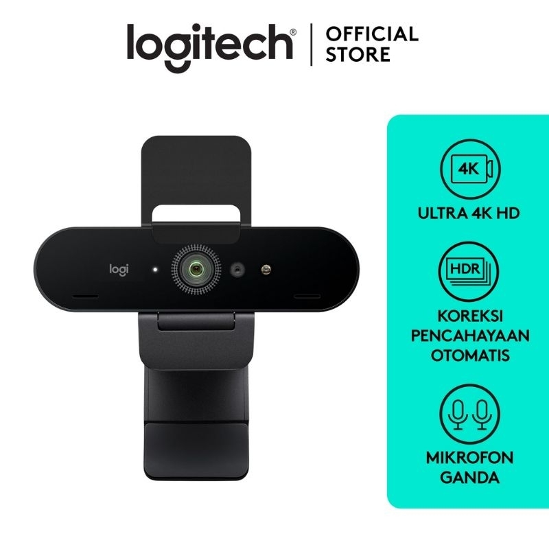 Jual Logitech Brio Ultra 4K Webcam Streaming 1080p Edition | Shopee ...