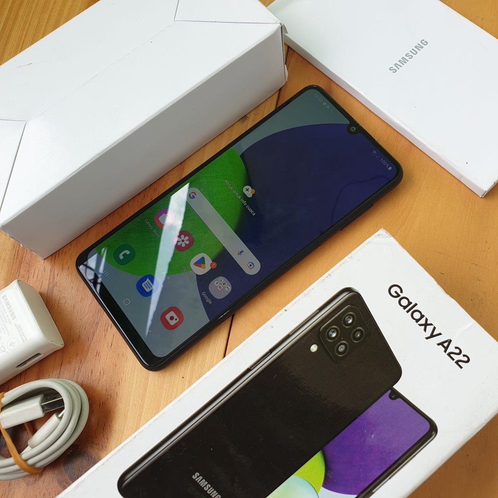 Jual SAMSUNG A22 4G SECOND 6/128GB HANDPHONE SECOND HP SEKEN HP BEKAS ...