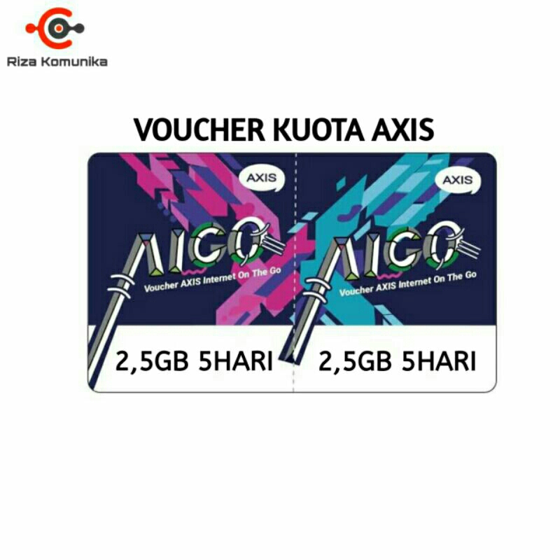Jual Voucher kuota axis aigo mini 2,5GB 5Hari | Shopee Indonesia