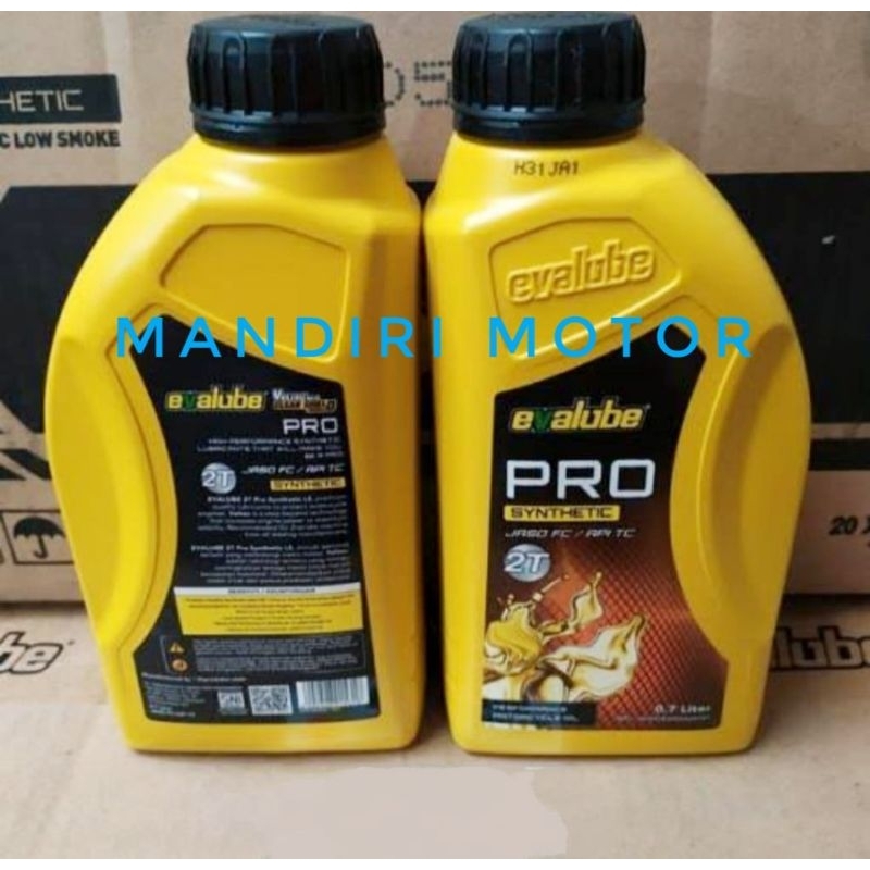 Jual Oli Samping Motor 2Tak Evalube Pro 2T Wangi Permen Karet 700 ML ...