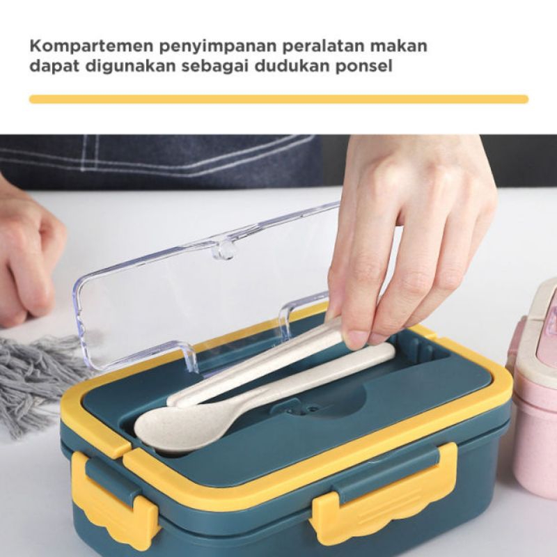 Jual Kotak Makan Siang Jerami 1000ml | Shopee Indonesia