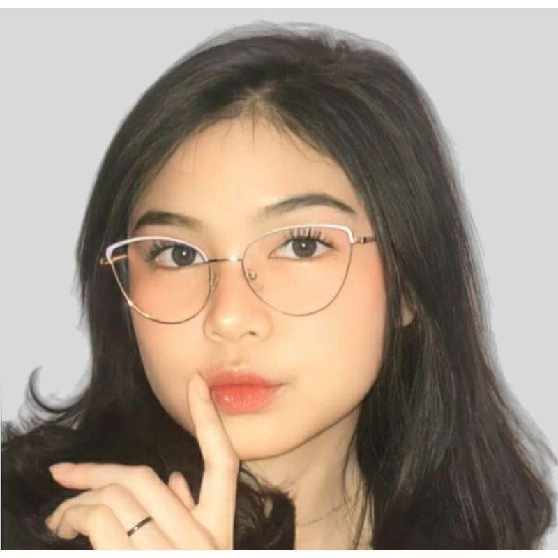 Jual FRAME KACAMATA WANITA CATE EYE 6507 | LENSA BLUEYCROMIC | LENSA ...