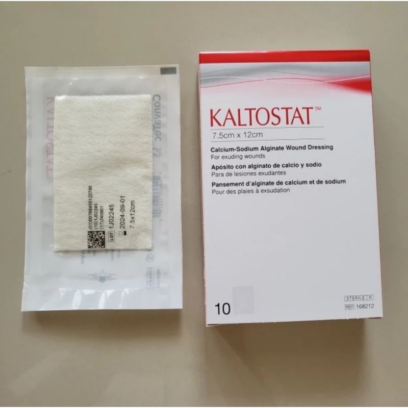 Jual Kaltostat 7.5cmx12cm Convatec 168212 - Calcium Alginate Wound ...