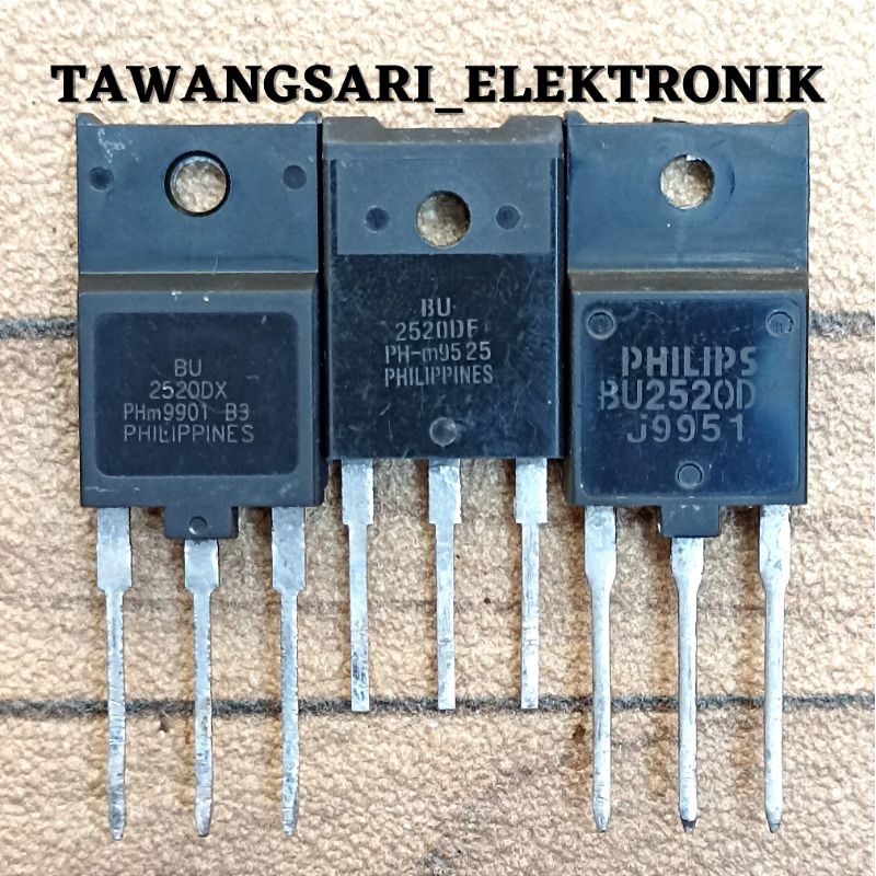 Jual Tr BU 2520 tr bu2520 Tr horisontal 2520 transistor horizontal ...