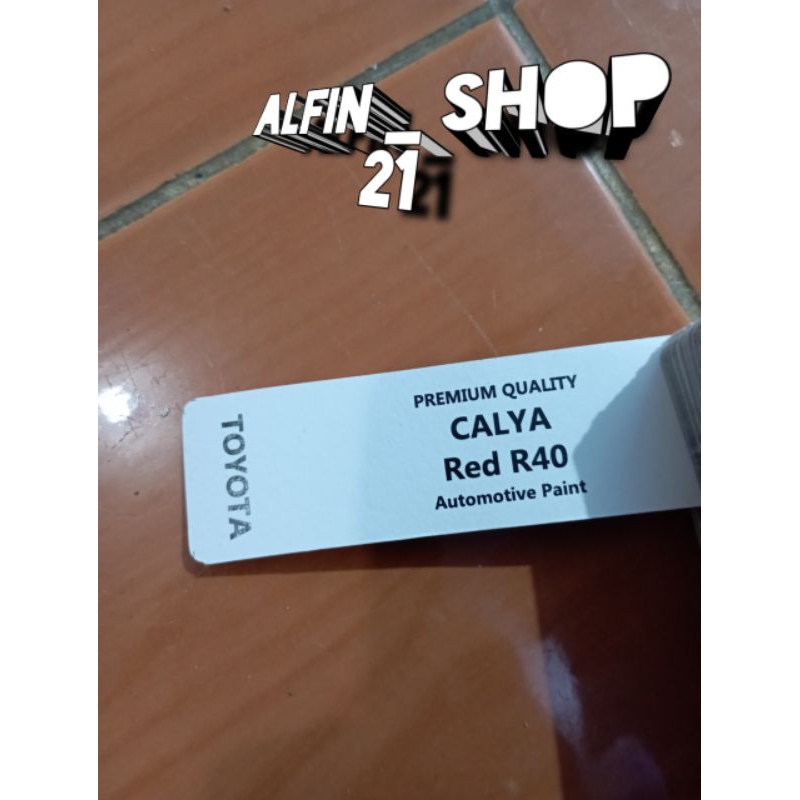 Jual CAT MERAH CALYA R40 CAT MERAH SOLID MERAH TOYOTA PU 1 KG | Shopee ...