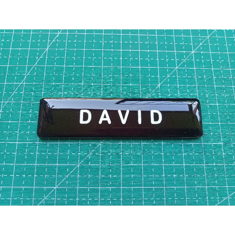 Jual Name Tag Hitam Full - Pilihan Berdasarkan Ukuran Font dan Spasinya ...