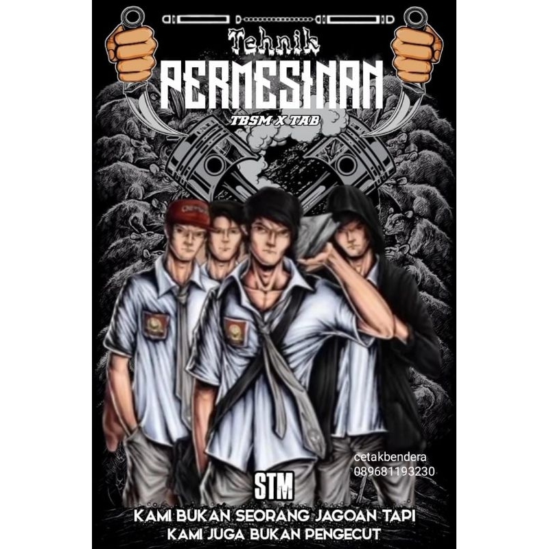 Jual BENDERA PISANG CUSTOM, KAOS FREE ONGKIR || BENDERA SEKOLAH ...