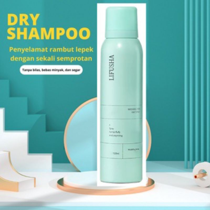 Jual LIFUSHA DAN LUCKY FINE Dry Shampoo Viral - Volumizing Spray untuk ...