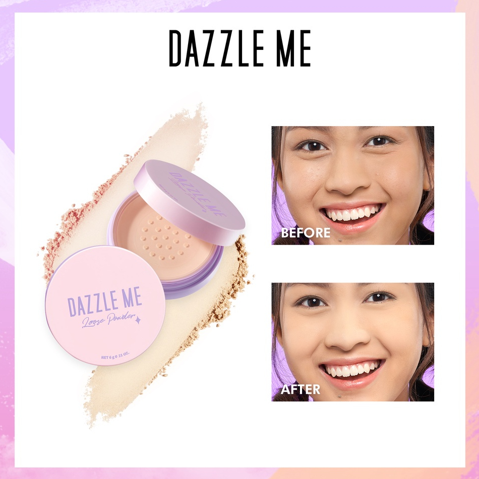 Jual DAZZLE ME Always Setting Loose Powder BPOM | Super Soft Smooth ...
