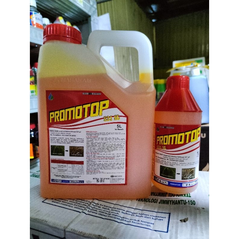 Jual PROMOTOP 531SL Herbisida (1Liter) Racun rumput sampai akar akarnya ...
