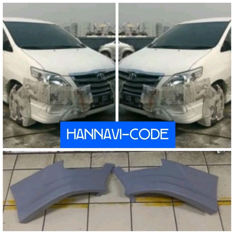 Jual Bodykit innova barong luxury 2014 2015 body kit inova depan kiri ...