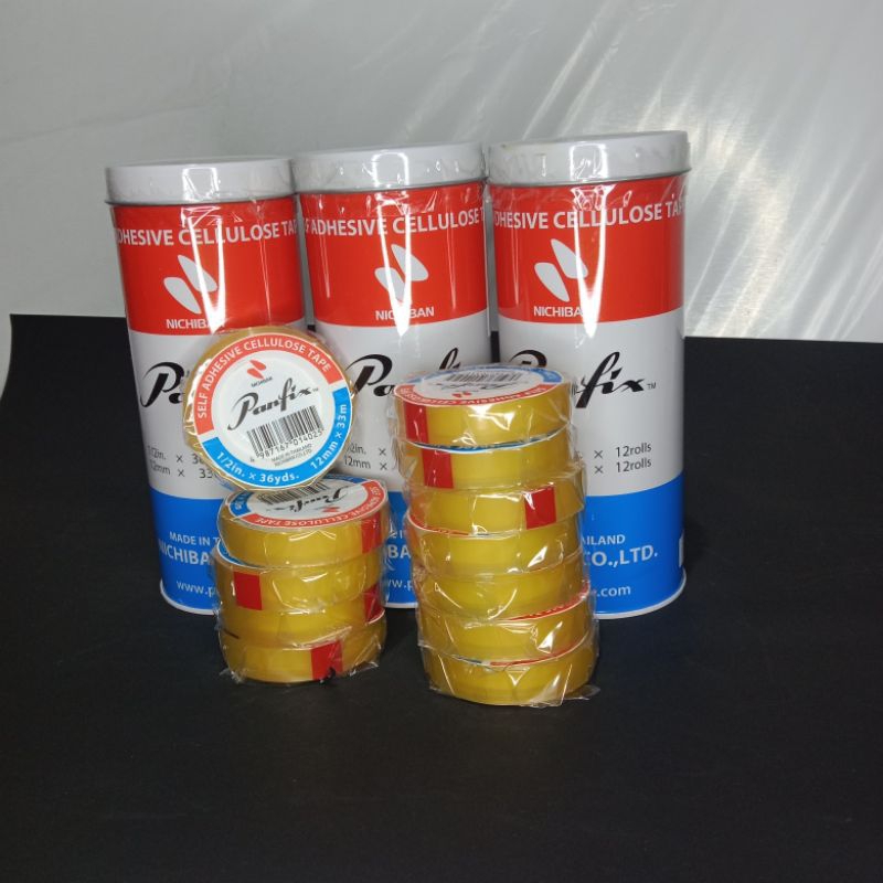 Jual ISOLASI PANFIK ukuran 12mm x 33m (1 kaleng) | Shopee Indonesia