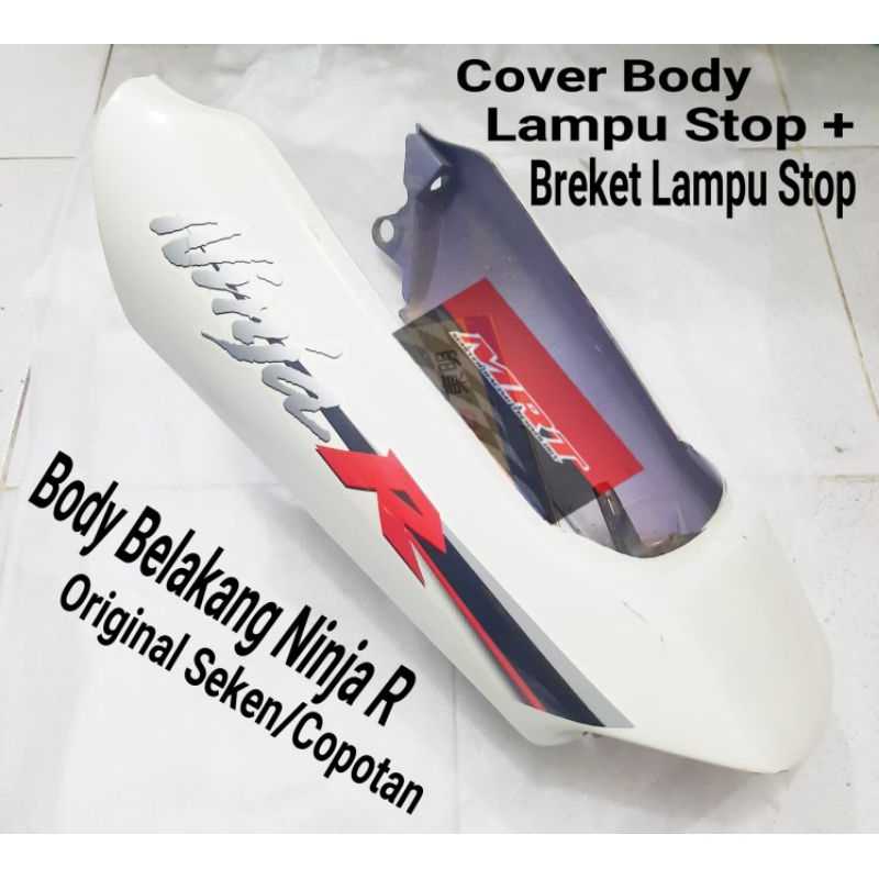 Jual BODY BELAKANG NINJA R PUTIH ORIGINAL SEKEN | Shopee Indonesia